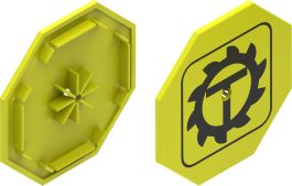 EGT258 - Abdeckkappen für 8-Kt. Profil SW80 - 1 Satz aus 100 Stück ...